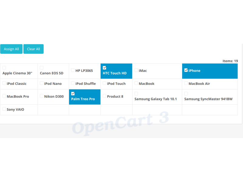Easy Products to Categories OpenCart extension - KOKU SCRIPTS